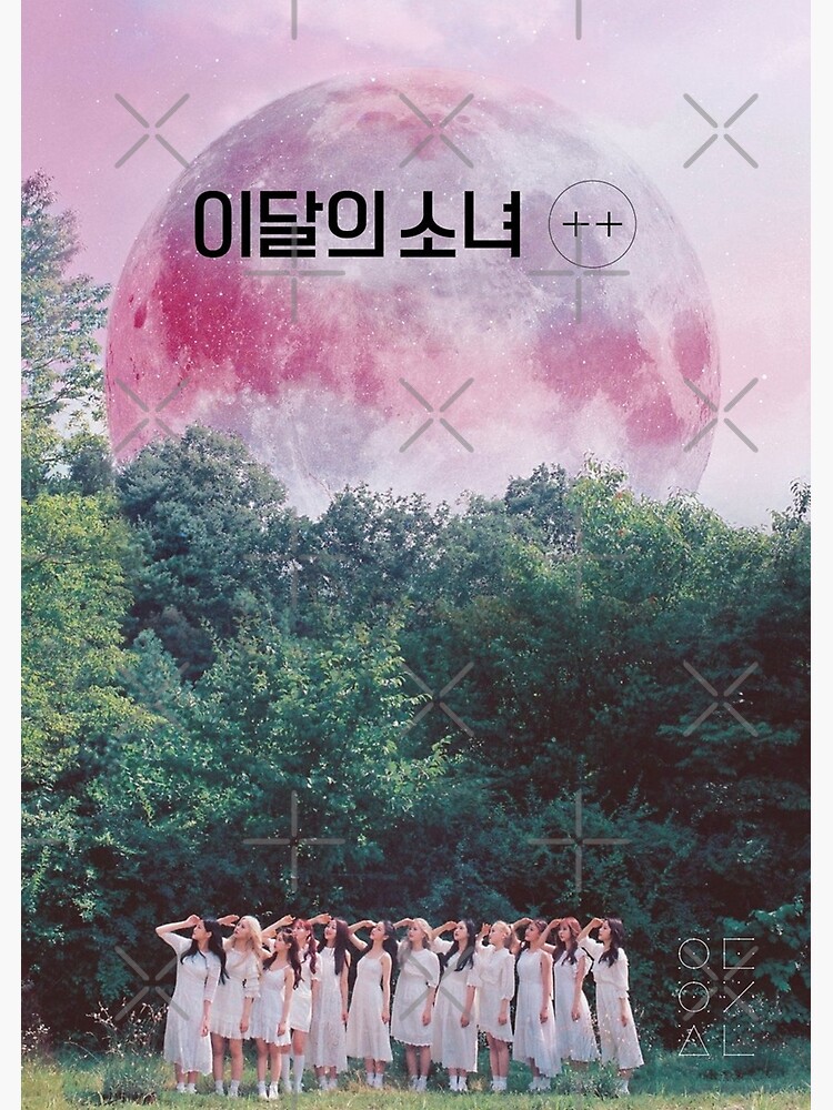 "finally introducing: loona / 이달의" Poster for Sale by nuwandas | Redbubble