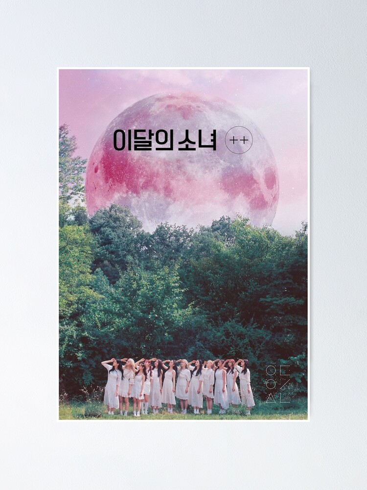 "finally introducing: loona / 이달의" Poster for Sale by nuwandas | Redbubble