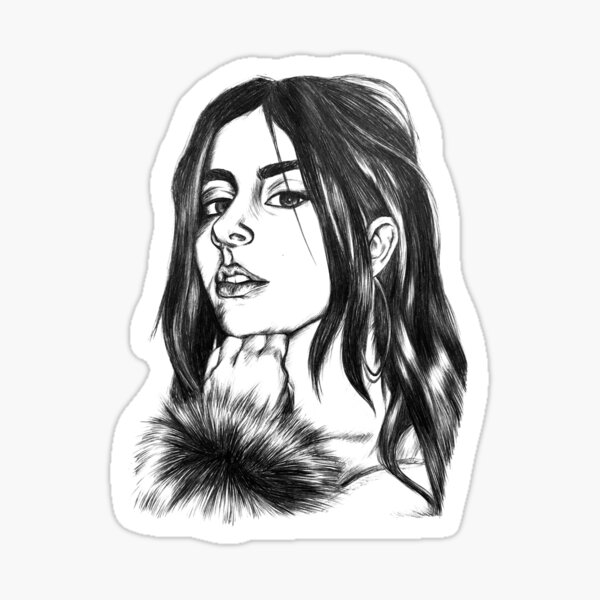 "charli" Sticker for Sale by blueberrys | Redbubble