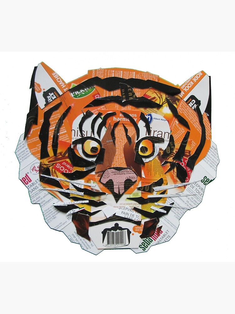 "Scared Tiger" Poster by Packeredo | Redbubble