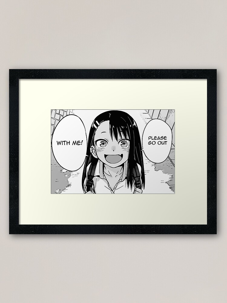 "Nagatoro Sticker 4" Framed Art Print for Sale by JayBird810 | Redbubble