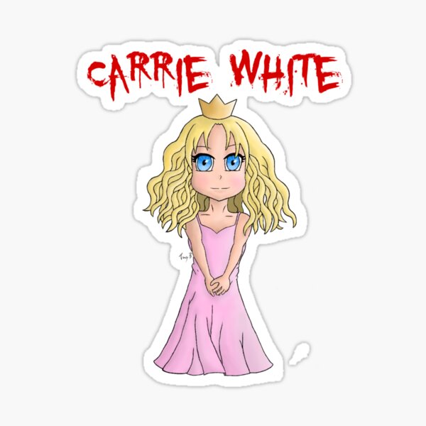 "Carrie White" Sticker for Sale by horror-doll | Redbubble