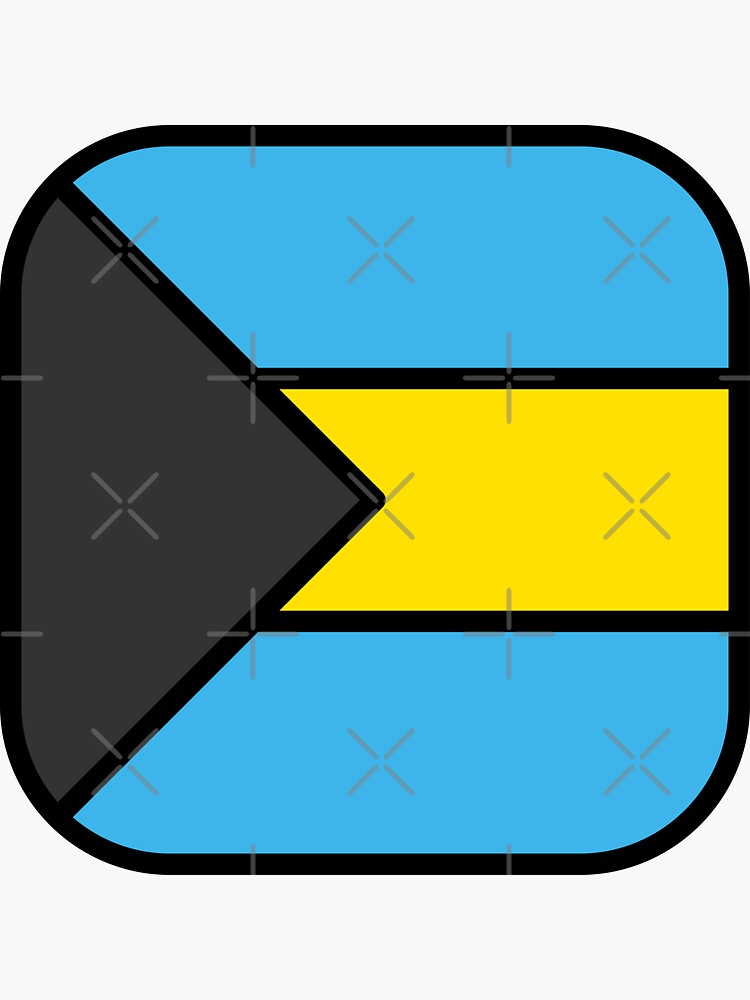 "Bahamas Flag" Sticker for Sale by meursaultdesign | Redbubble