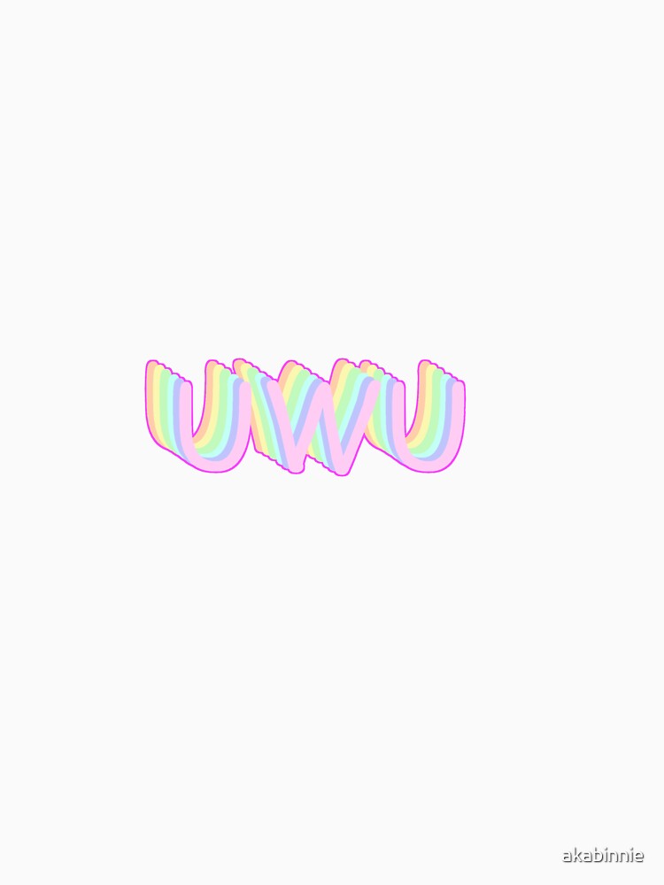 "uwu" T-shirt for Sale by akabinnie | Redbubble | uwu t-shirts - kpop t ...