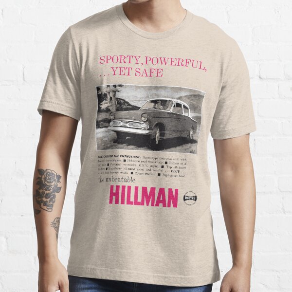 "HILLMAN MINX" T-shirt for Sale by ThrowbackMotors | Redbubble | humber ...