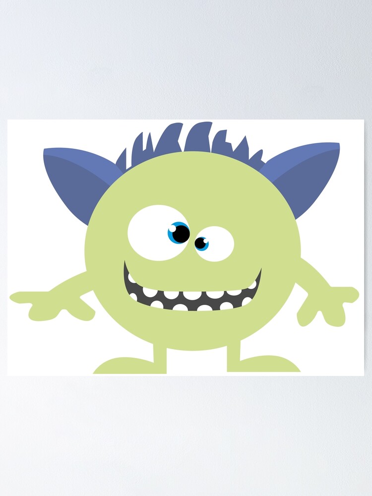 "Tiny little Alien Monster" Poster for Sale by open-eyes | Redbubble