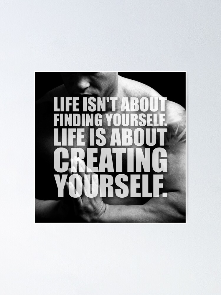 "Bodybuilding Inspirational Workout Quote " Poster for Sale by ...