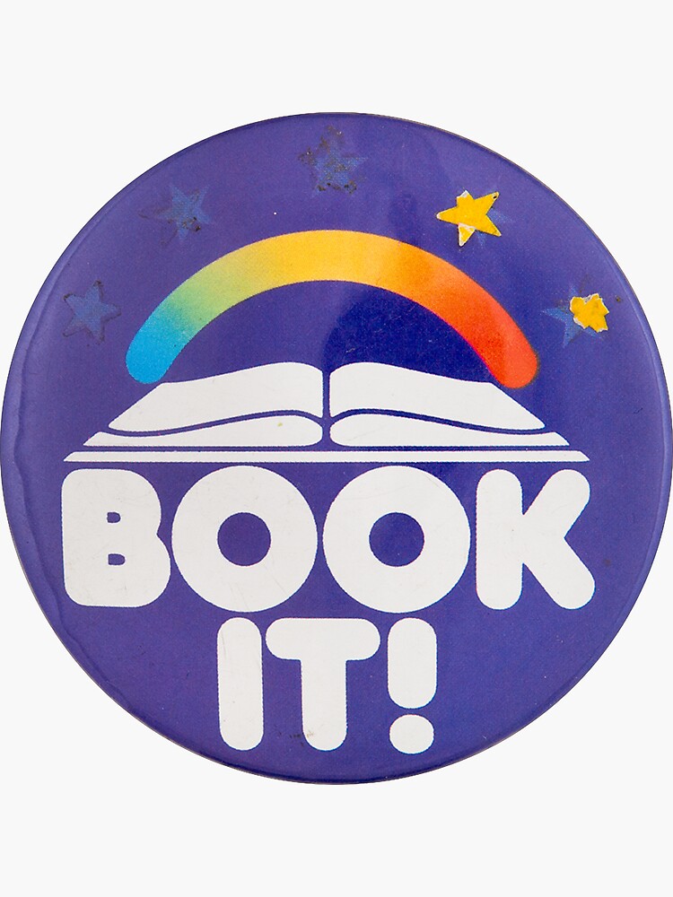 "BOOK IT" Sticker for Sale by scohoe | Redbubble