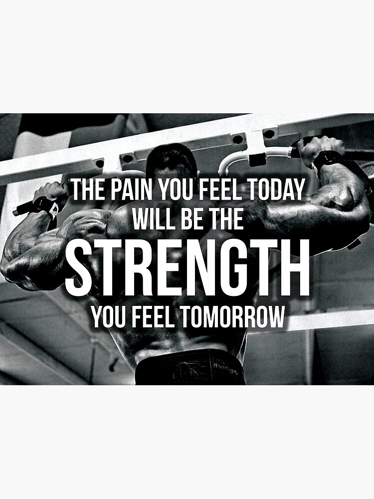 Bodybuilding Inspirational Workout Quote Premium Matte Vertical Poster ...