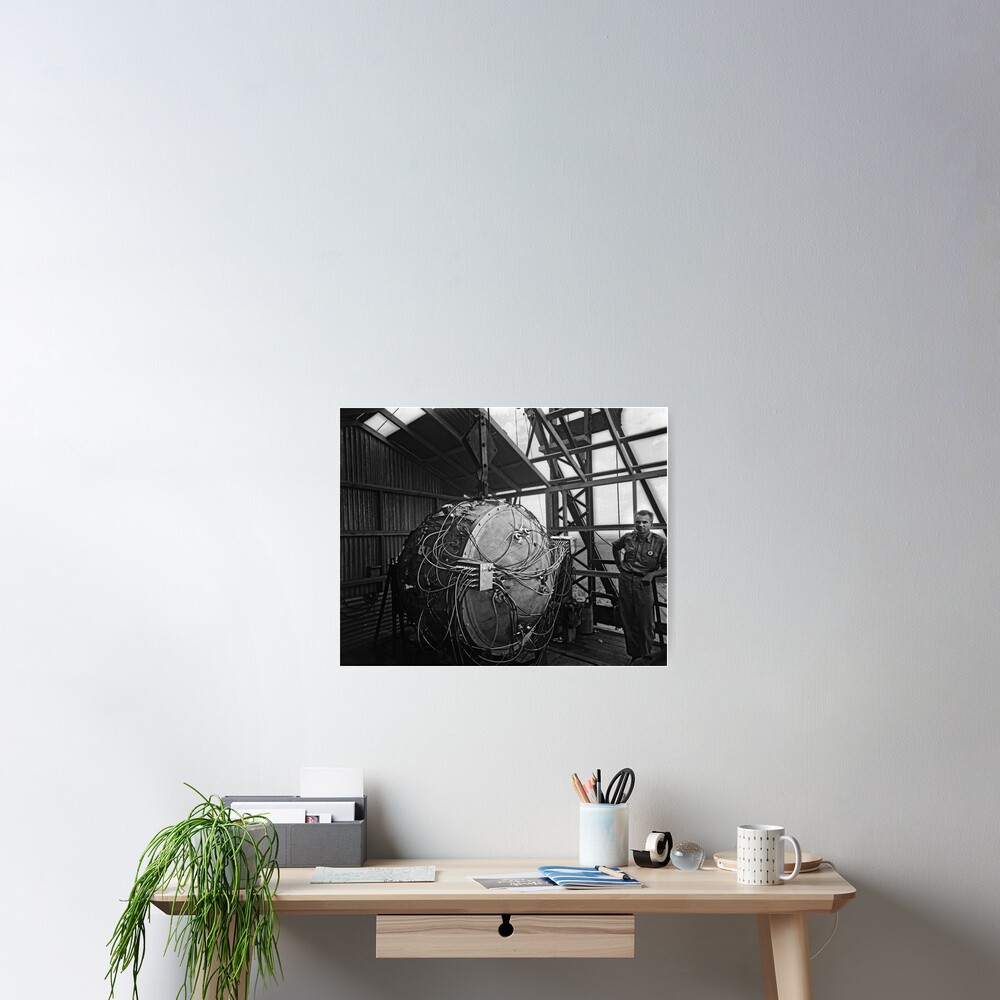 "Trinity Test Bomb - Manhattan Project - 1945" Poster for Sale by ...