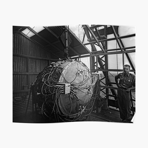"Trinity Test Bomb - Manhattan Project - 1945" Poster for Sale by ...