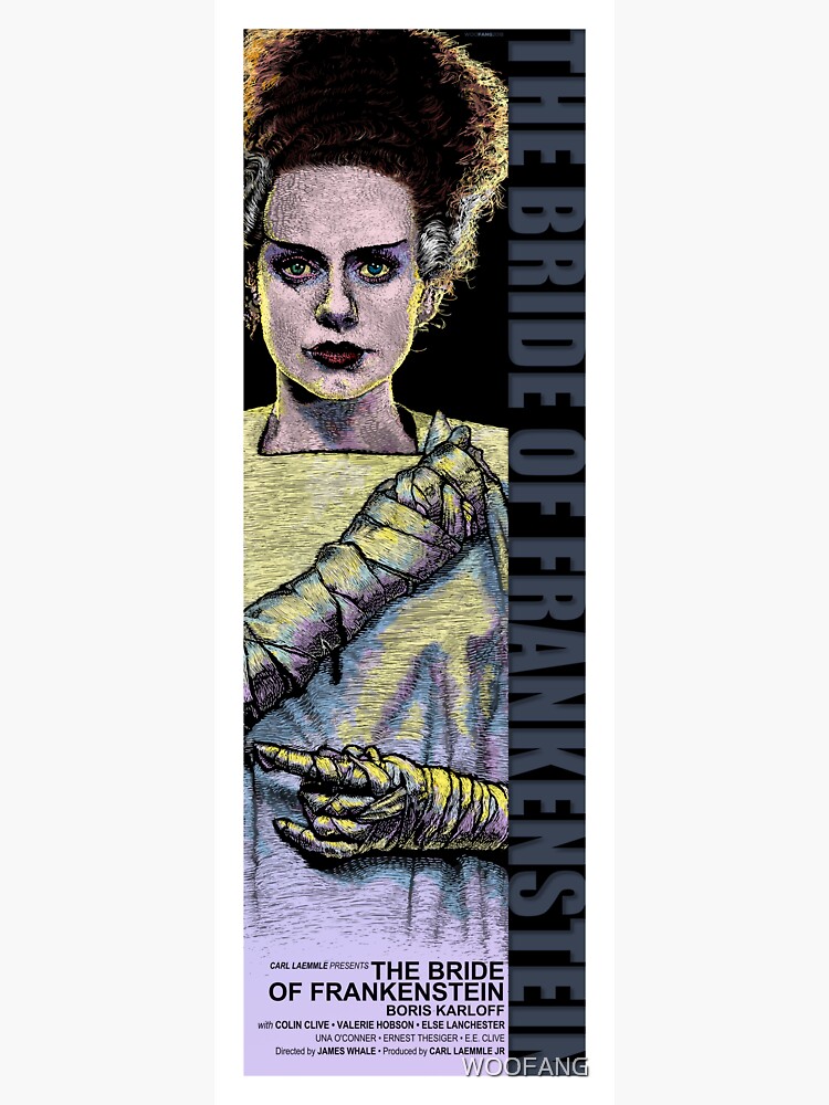 "CLASSIC HORROR MOVIE POSTERS REIMAGINED - BRIDE OF FRANKENSTEIN -1935 ...