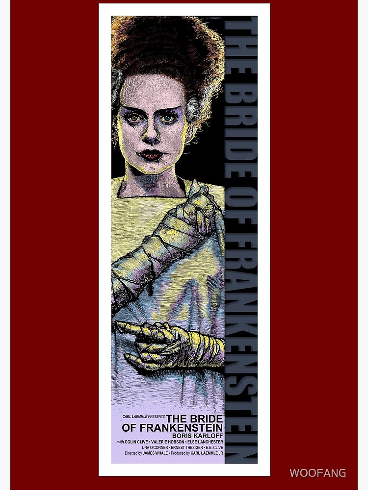 "CLASSIC HORROR MOVIE POSTERS REIMAGINED - BRIDE OF FRANKENSTEIN -1935 ...