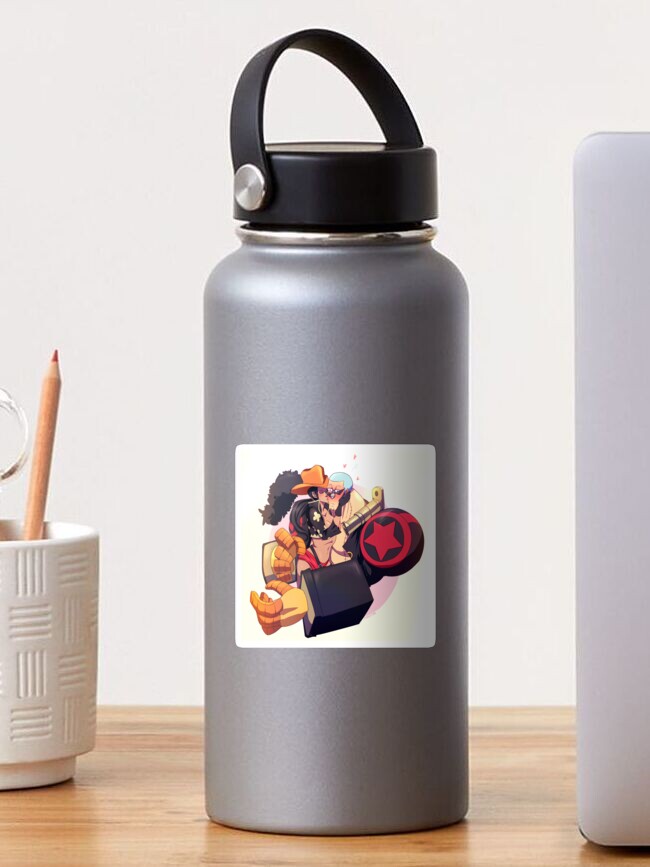 "Franky and Robin" Sticker for Sale by Manlychan | Redbubble