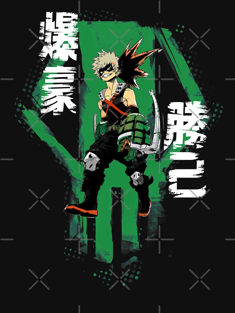 "Bakugo Skull 2" T-shirt for Sale by CamisaCorp | Redbubble | katsuki ...