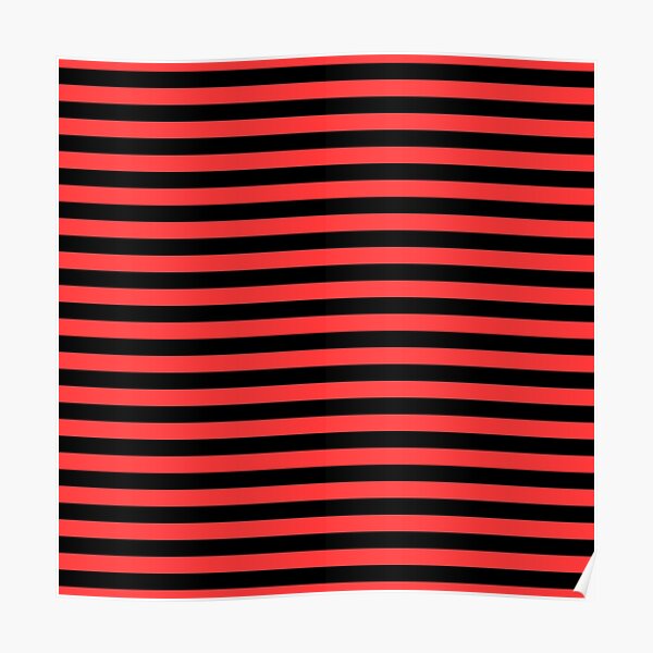 "Donated Kidney Pink and Black Horizontal Witch Stripes" Poster by ...