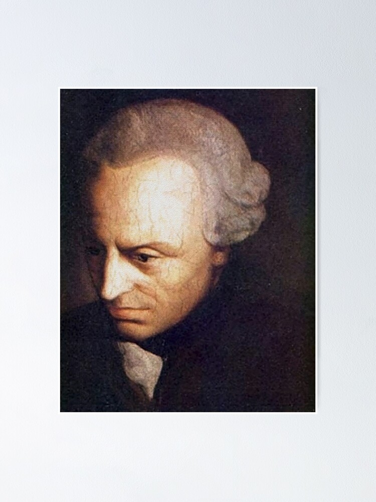 "Immanuel Kant " Poster by edsimoneit | Redbubble