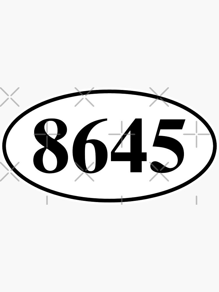 "86 45" Sticker by Thelittlelord | Redbubble