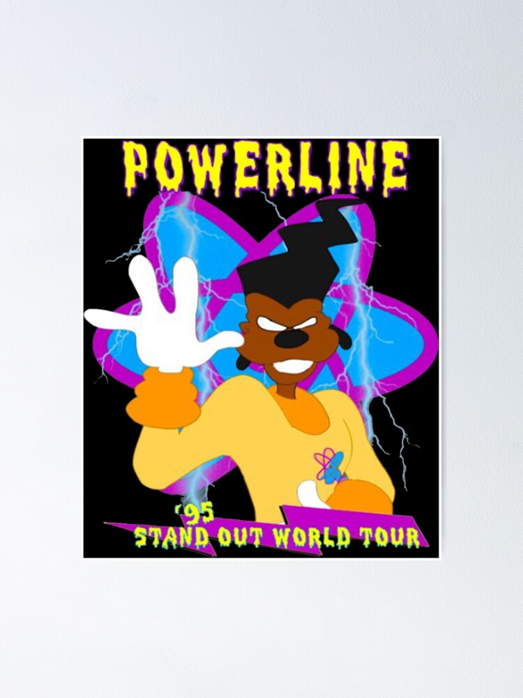 "POWERLINE MERCH" Poster for Sale by kuningkartuku | Redbubble