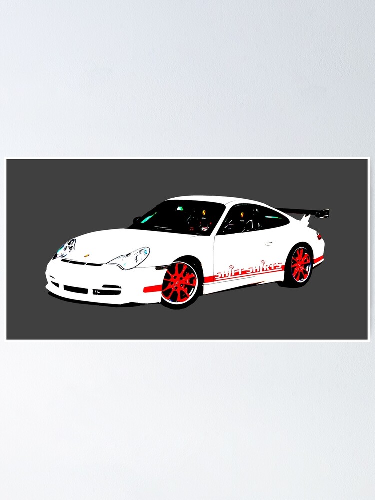 "Rennsport H20 – 996 GT3 RS Inspired" Poster by ShiftShirts | Redbubble