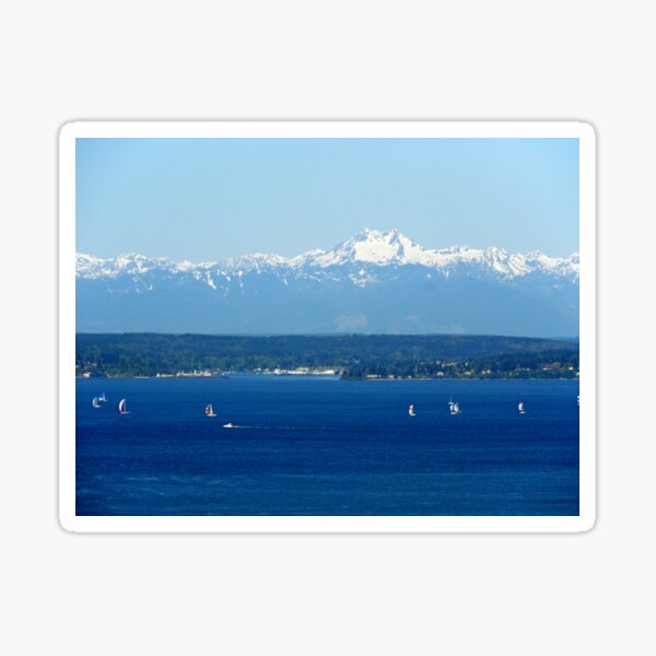 "Puget Sound Study 5 " Sticker by bobmeyers | Redbubble