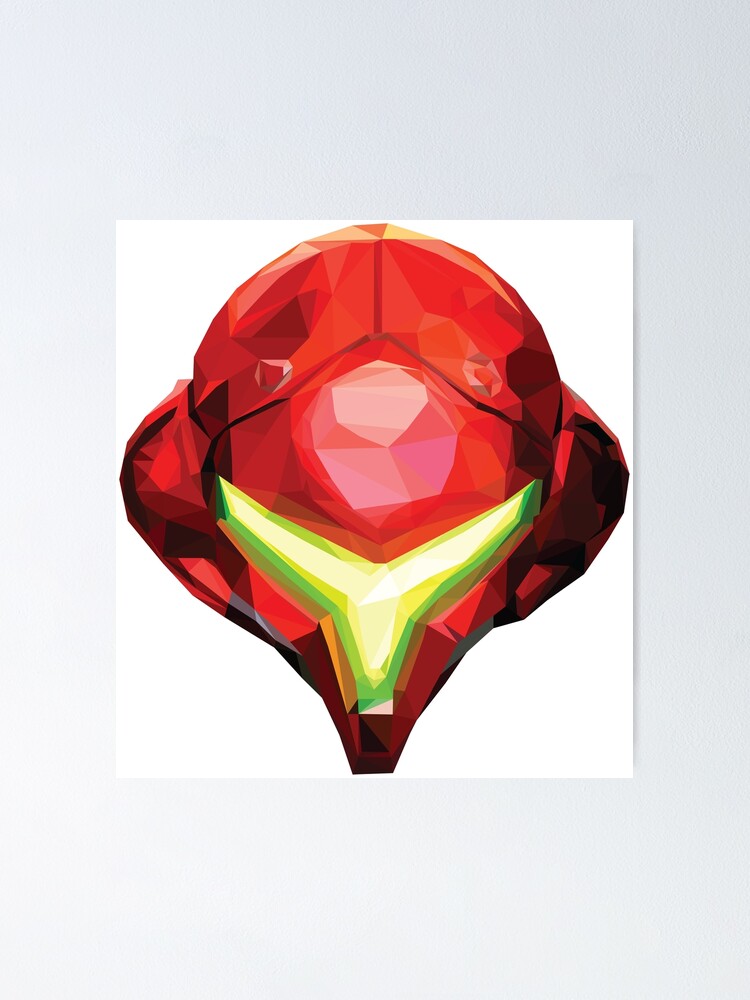 "Metroid Samus returns low poly" Poster for Sale by drfrank2000 | Redbubble