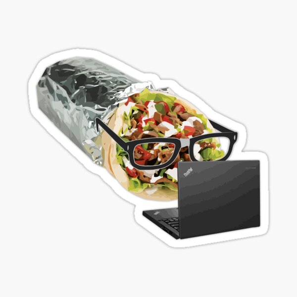 "Geek Gyro " Sticker for Sale by ShellShotty | Redbubble