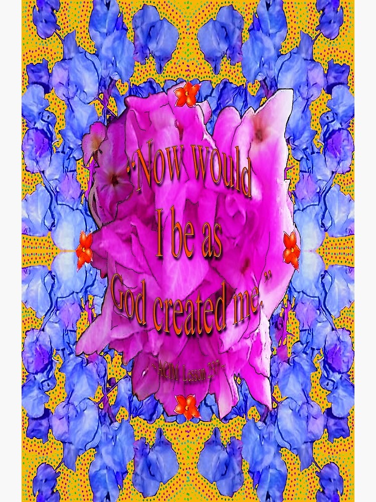 "ACIM~Lesson 237" Poster by ACIM-LOVE | Redbubble
