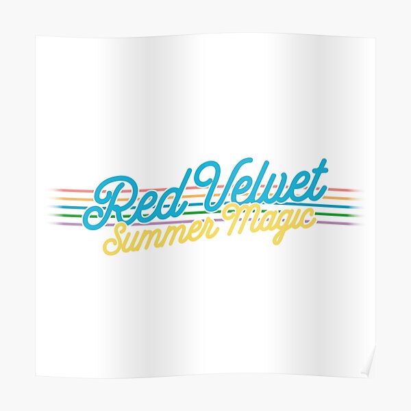 "Red Velvet Summer Magic" Poster for Sale by aletslaguna | Redbubble