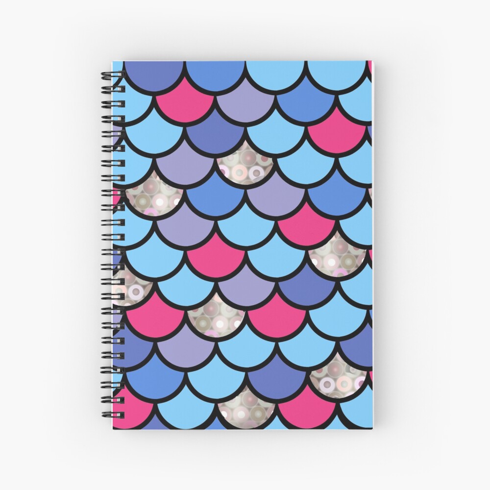 "Rainbow Fish scales" Spiral Notebook for Sale by BrianneB | Redbubble