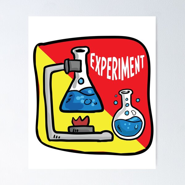 "Science experiment test tube" Poster by tarek25 | Redbubble