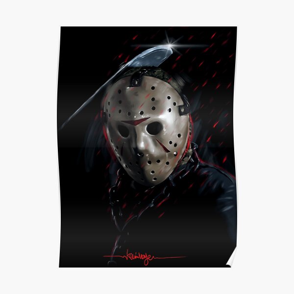 "Jason Voorhees" Poster for Sale by kevinart | Redbubble
