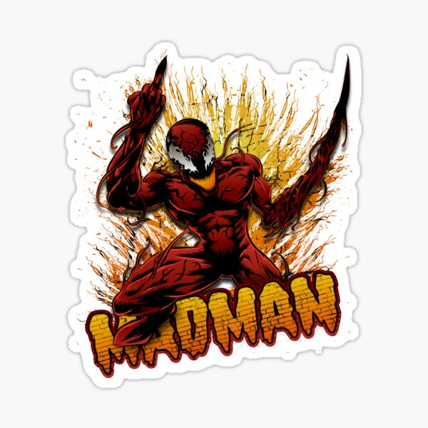 "Madman" Sticker for Sale by SimpleT-S | Redbubble