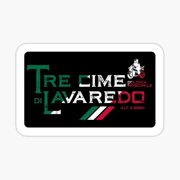"Tre Cime di Lavaredo Italia T-Shirt + Sticker" Sticker for Sale by ...