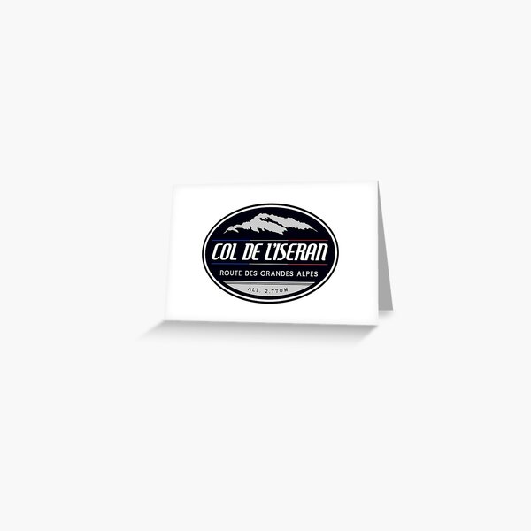 "Col de l'Iseran 02 T-Shirt + Sticker - Route des Grandes Alpes ...