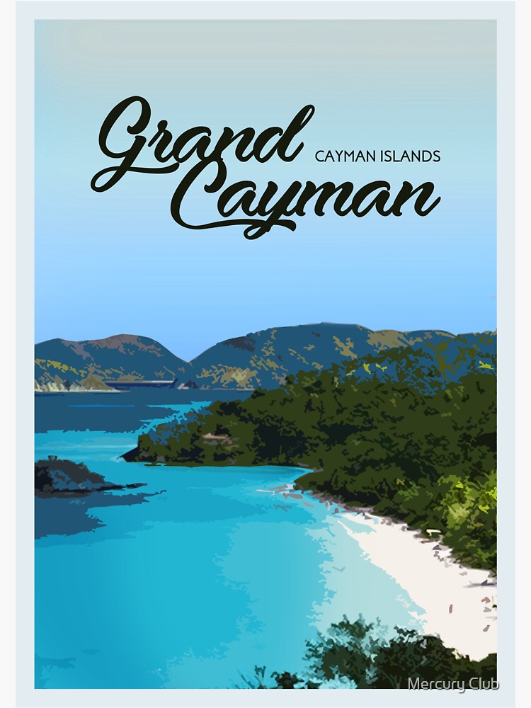 "Grand Cayman" Sticker for Sale by CallumGardiner | Redbubble