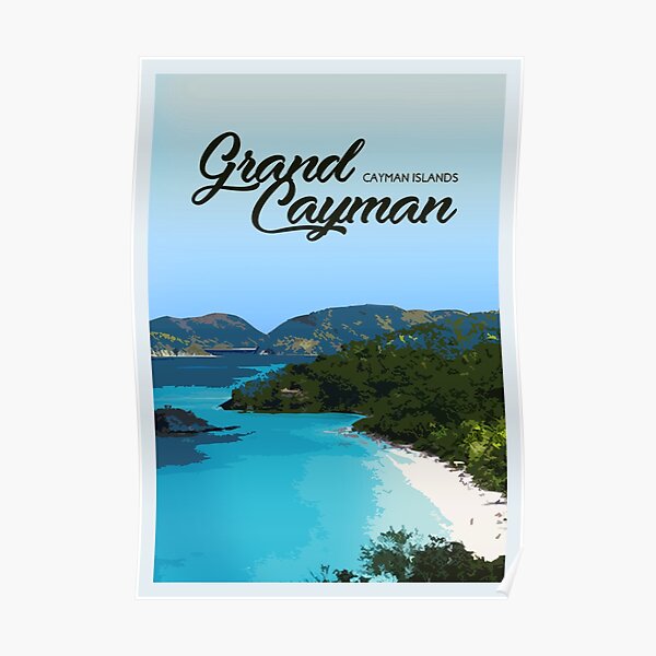 "Grand Cayman" Poster for Sale by CallumGardiner | Redbubble
