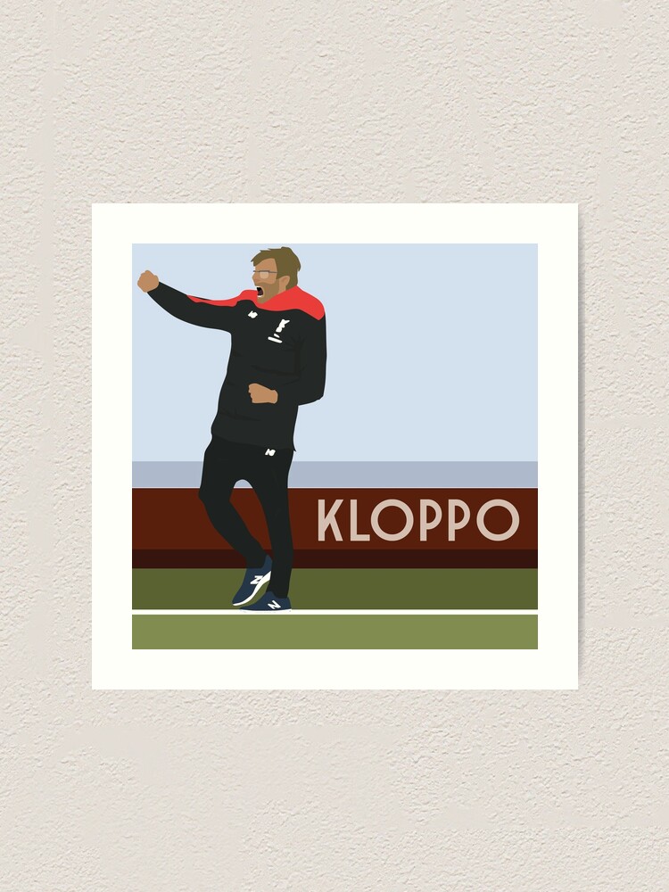 "Jurgen Klopp 'Kloppo' design LFC Manager" Art Print by sarahford ...