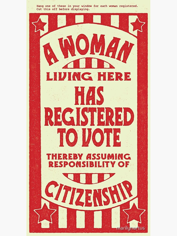 "Suffragette Sign" Art Print for Sale by marilynartus | Redbubble