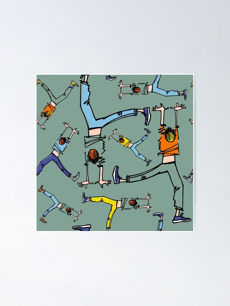 "Upside down pattern in green" Poster by irinaivanova | Redbubble