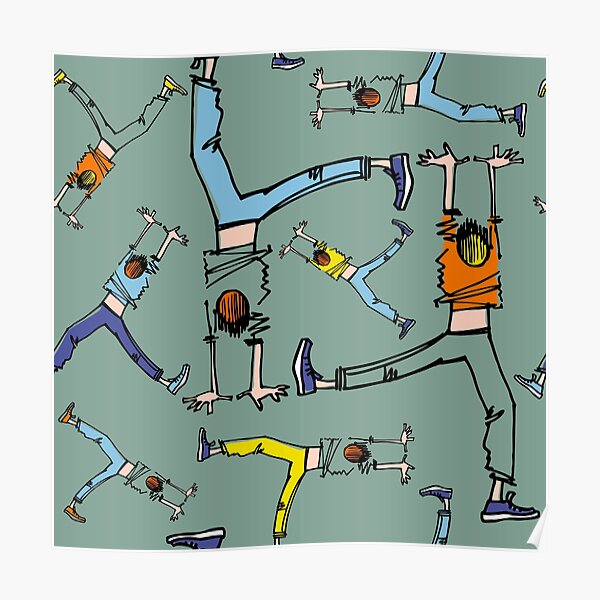 "Upside down pattern in green" Poster by irinaivanova | Redbubble