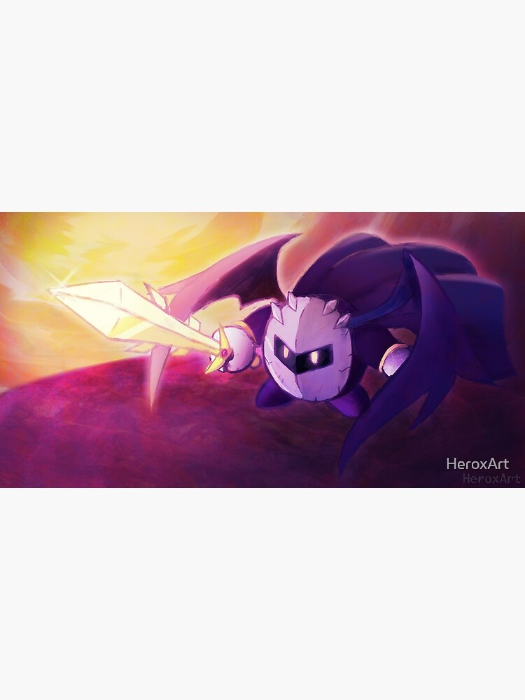 Poster « Meta Knight HeroxArt FanArt », par HeroxArt | Redbubble