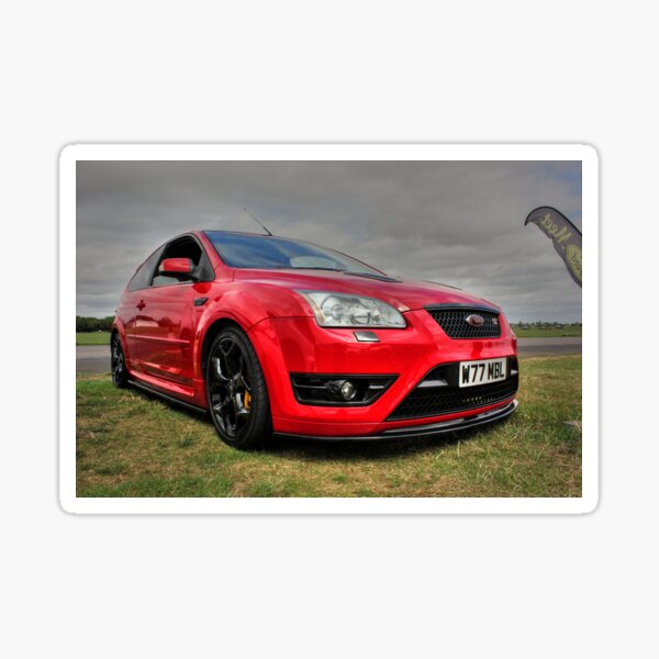 "W77 Red Focus ST" Sticker for Sale by ViczS | Redbubble
