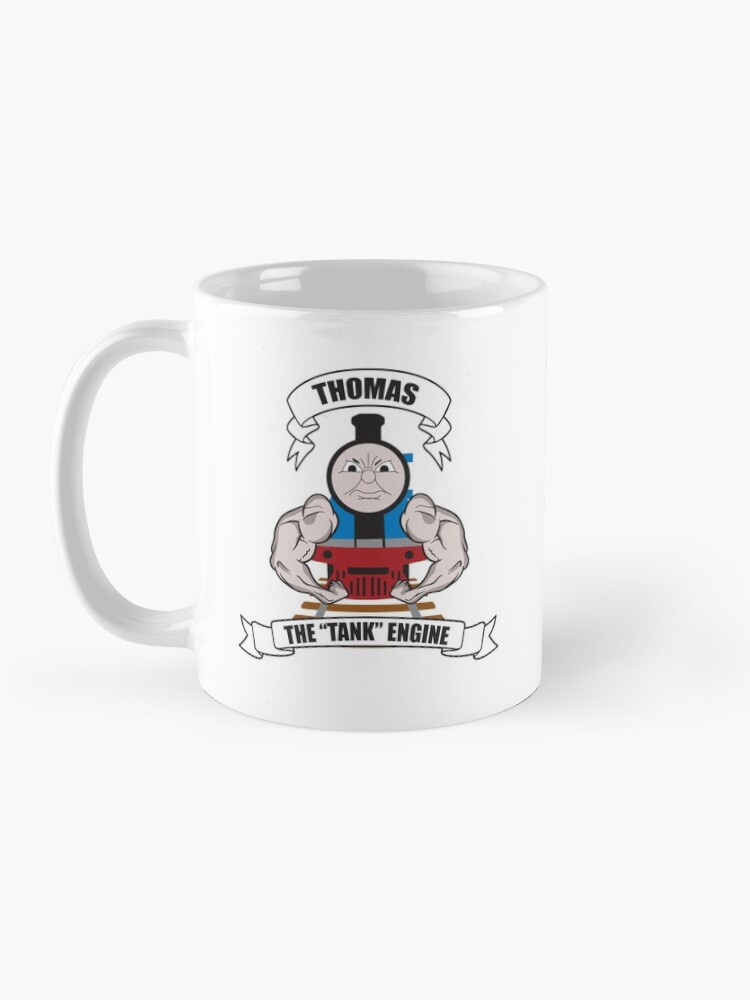 "Thomas the "TANK" Engine" Coffee Mug for Sale by Sketchfiles | Redbubble