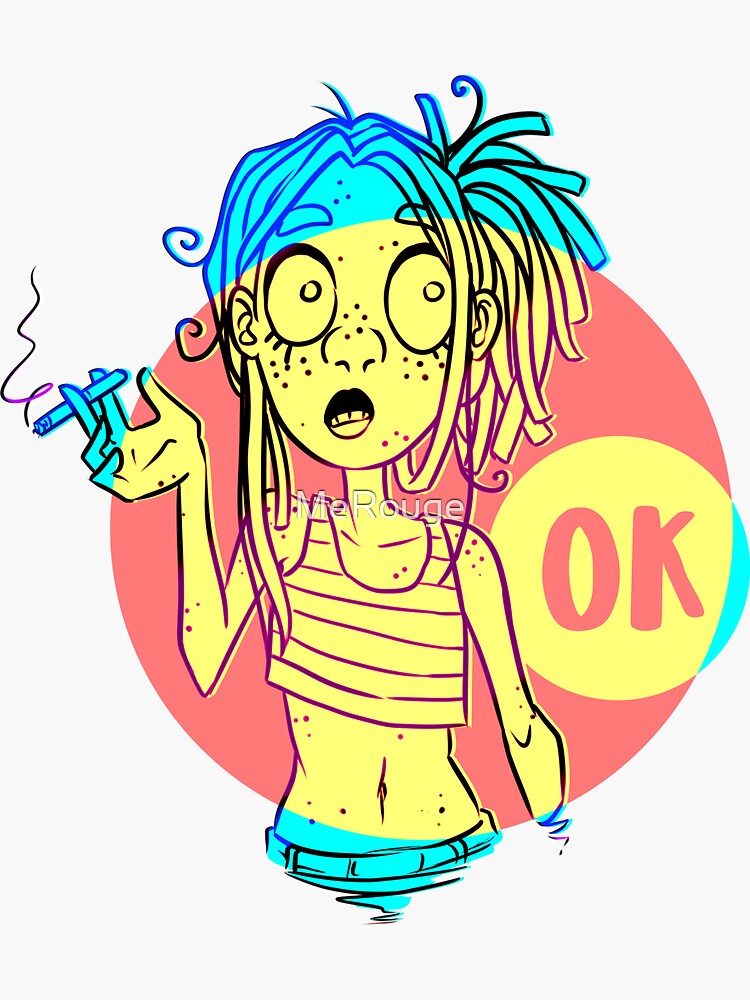 "OK POP" Sticker by MeRouge | Redbubble