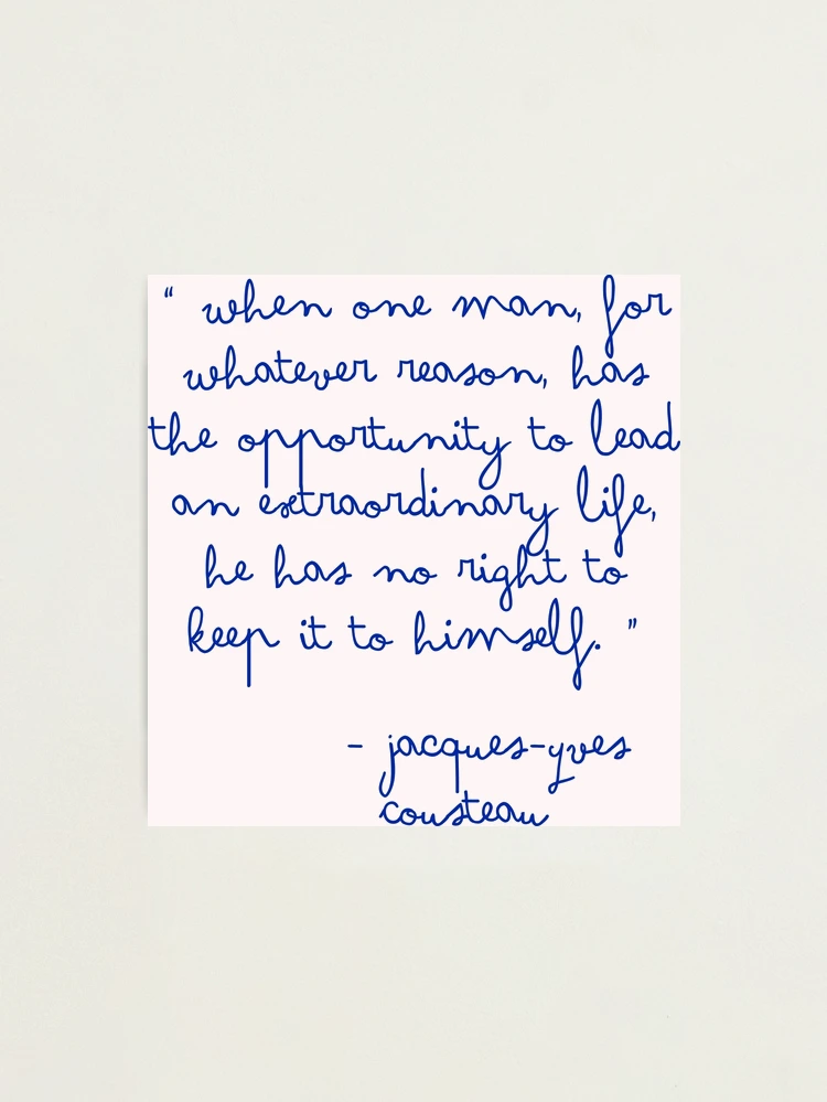Jacques Yves Cousteau Quotes Nature Quotes To Reconnect With The
