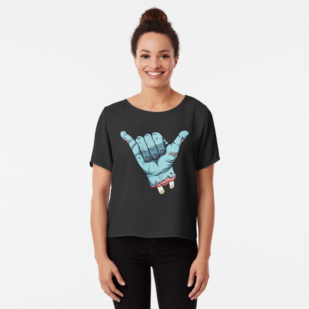 "Shaka brah! - Zombie" Sticker for Sale by jaredfin | Redbubble