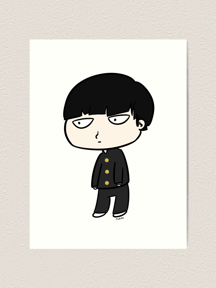 "Mob Psycho 100 : Chibi Mob" Art Print for Sale by MushiFox | Redbubble