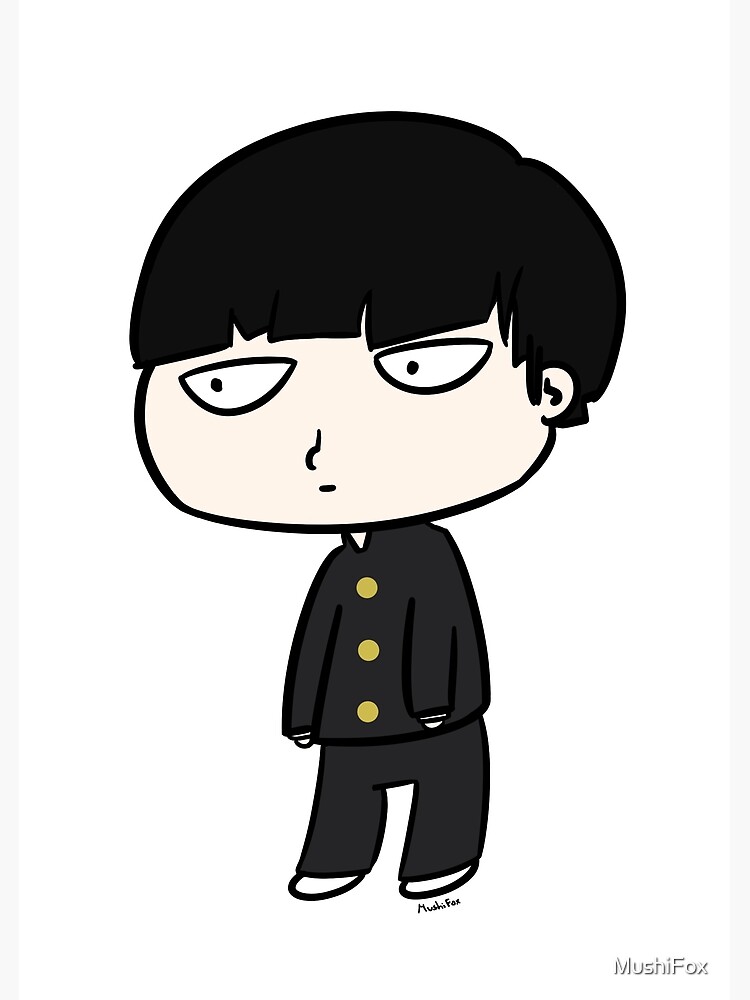 "Mob Psycho 100 : Chibi Mob" Art Print for Sale by MushiFox | Redbubble