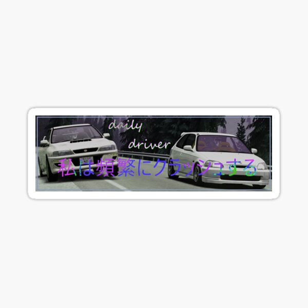 Daily Driver Stickers | Redbubble